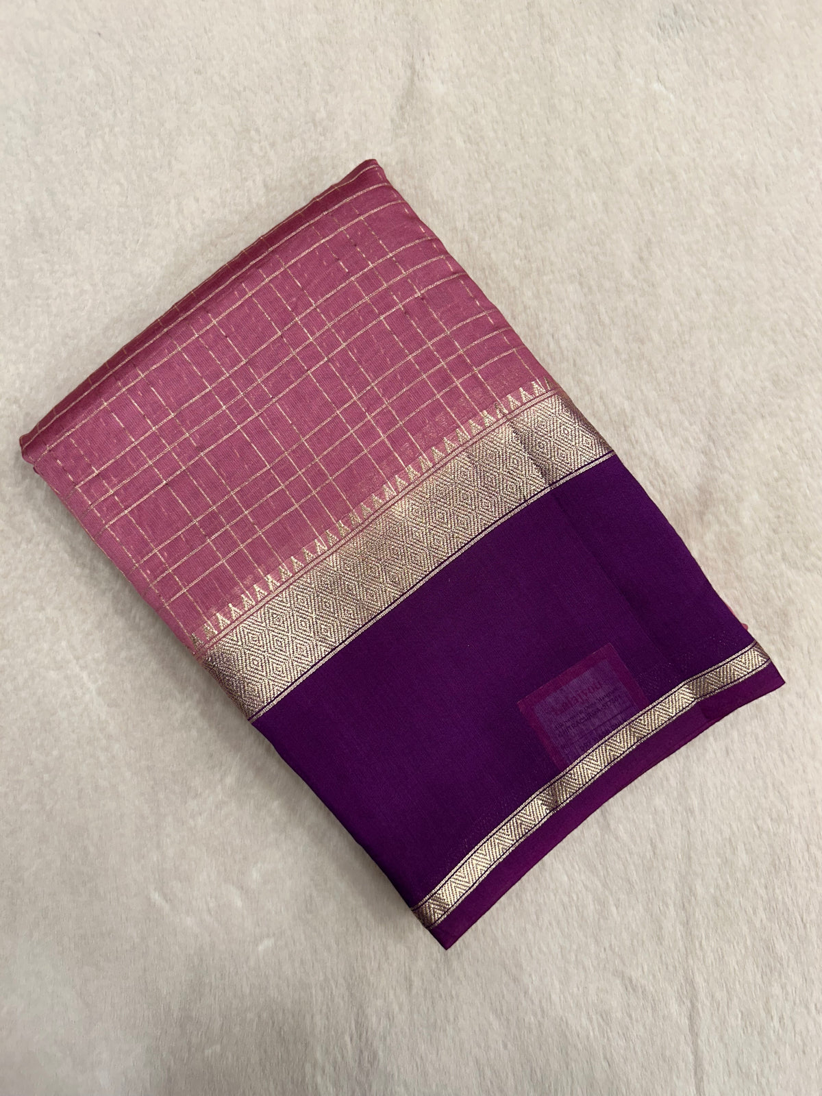 Premium Semi Chanderi Saree – Kanjeevaram Silk Mandir